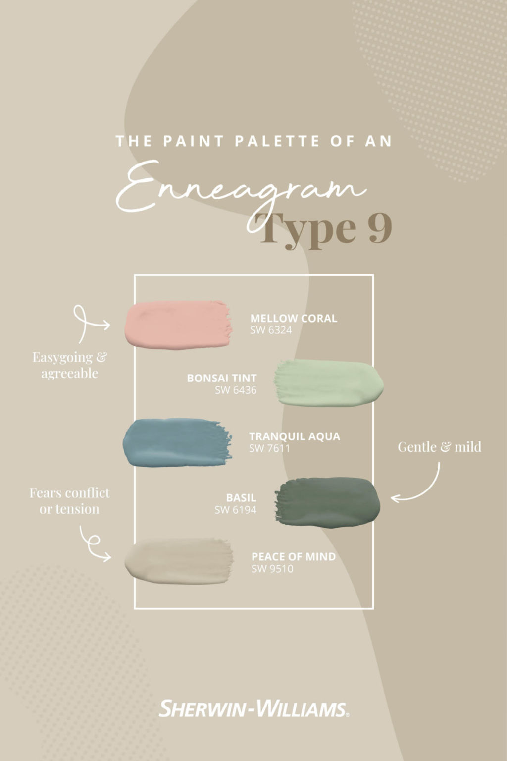 Enneagram-Inspired Color Palettes | Tinted by Sherwin-Williams