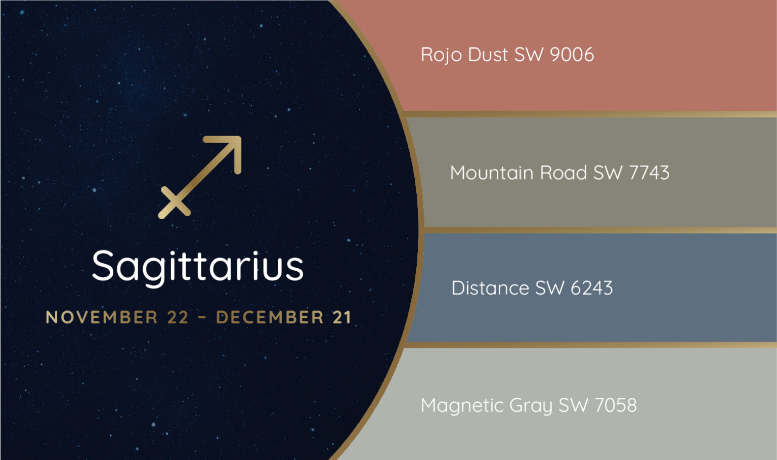 Color Astrology: Zodiac-Inspired Paint Palettes for Every Sign | Tinted ...