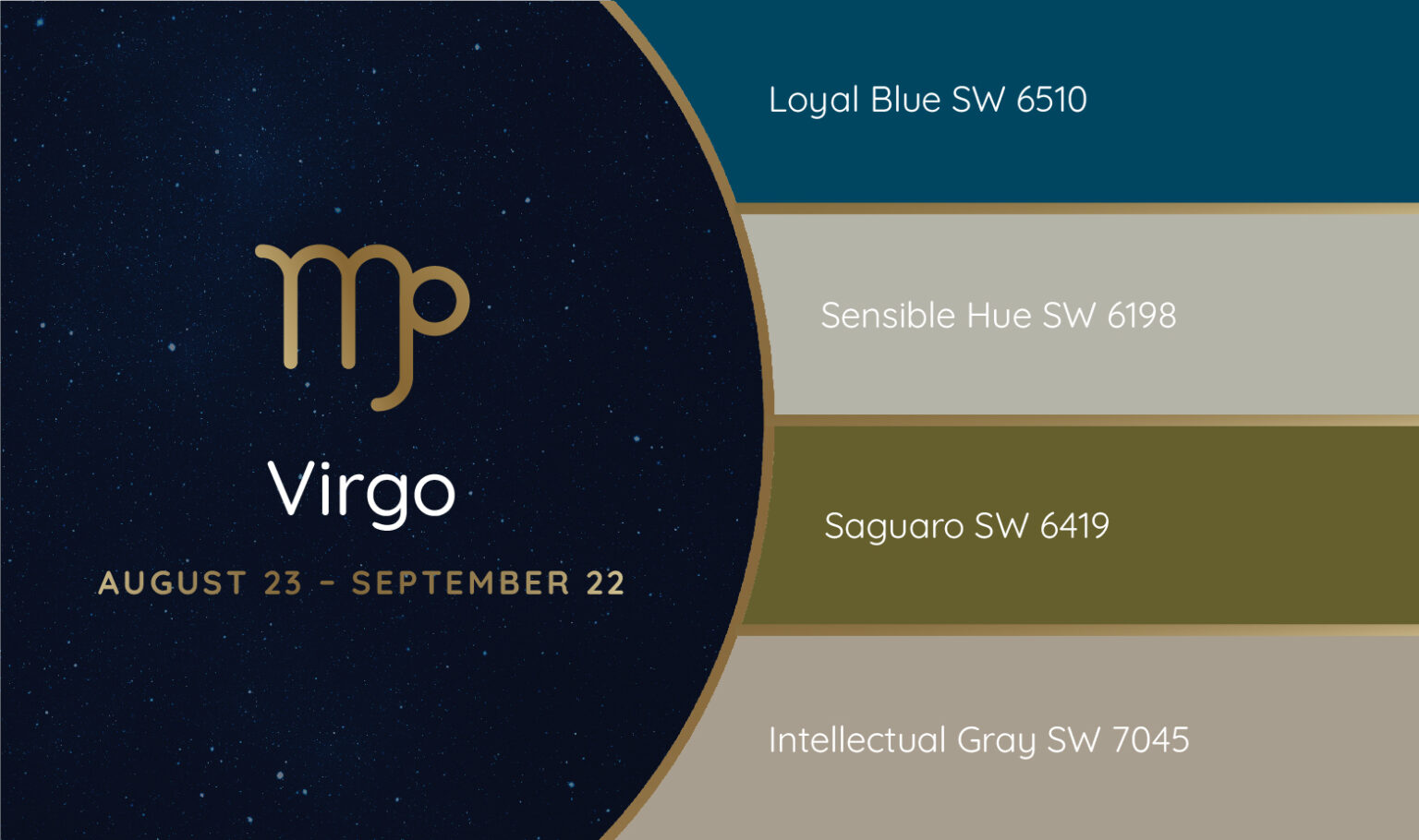 Color Astrology: Zodiac-Inspired Paint Palettes for Every Sign | Tinted ...