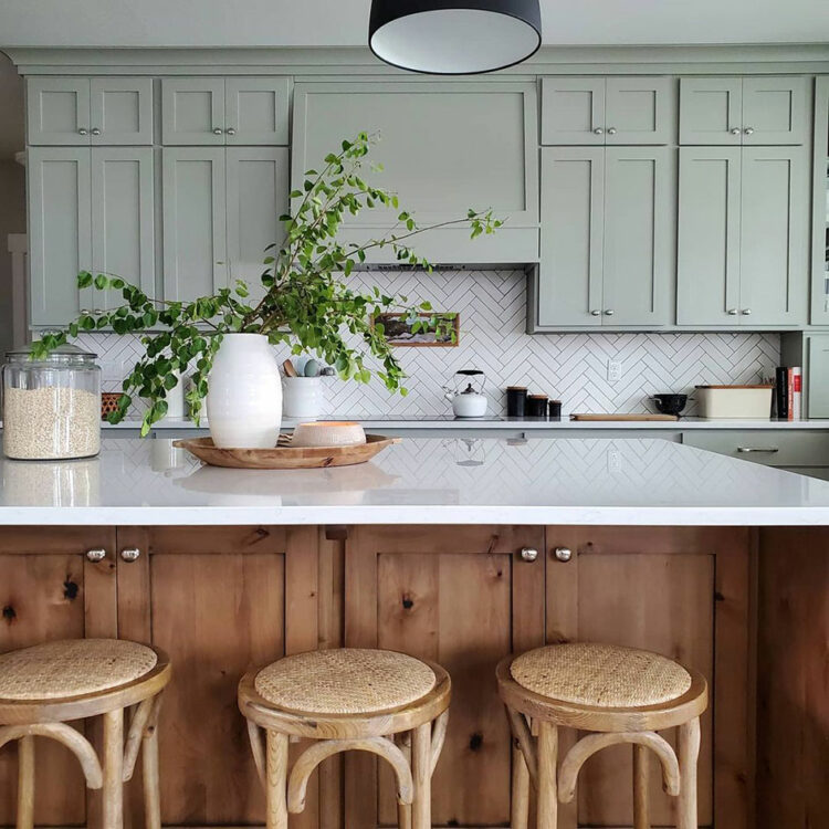 5 Botanical Green Kitchens We Love | Tinted