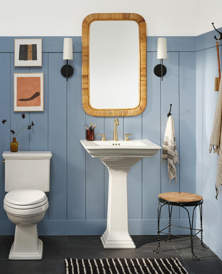 Sherwin Williams Aleutian Bathroom