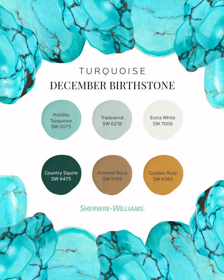 Birthstone-Inspired Paint Palettes | Tinted by Sherwin-Williams
